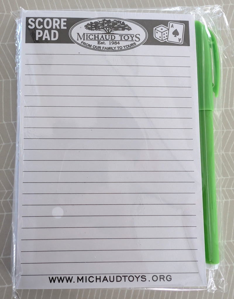 Score Pad – Michaud Toys